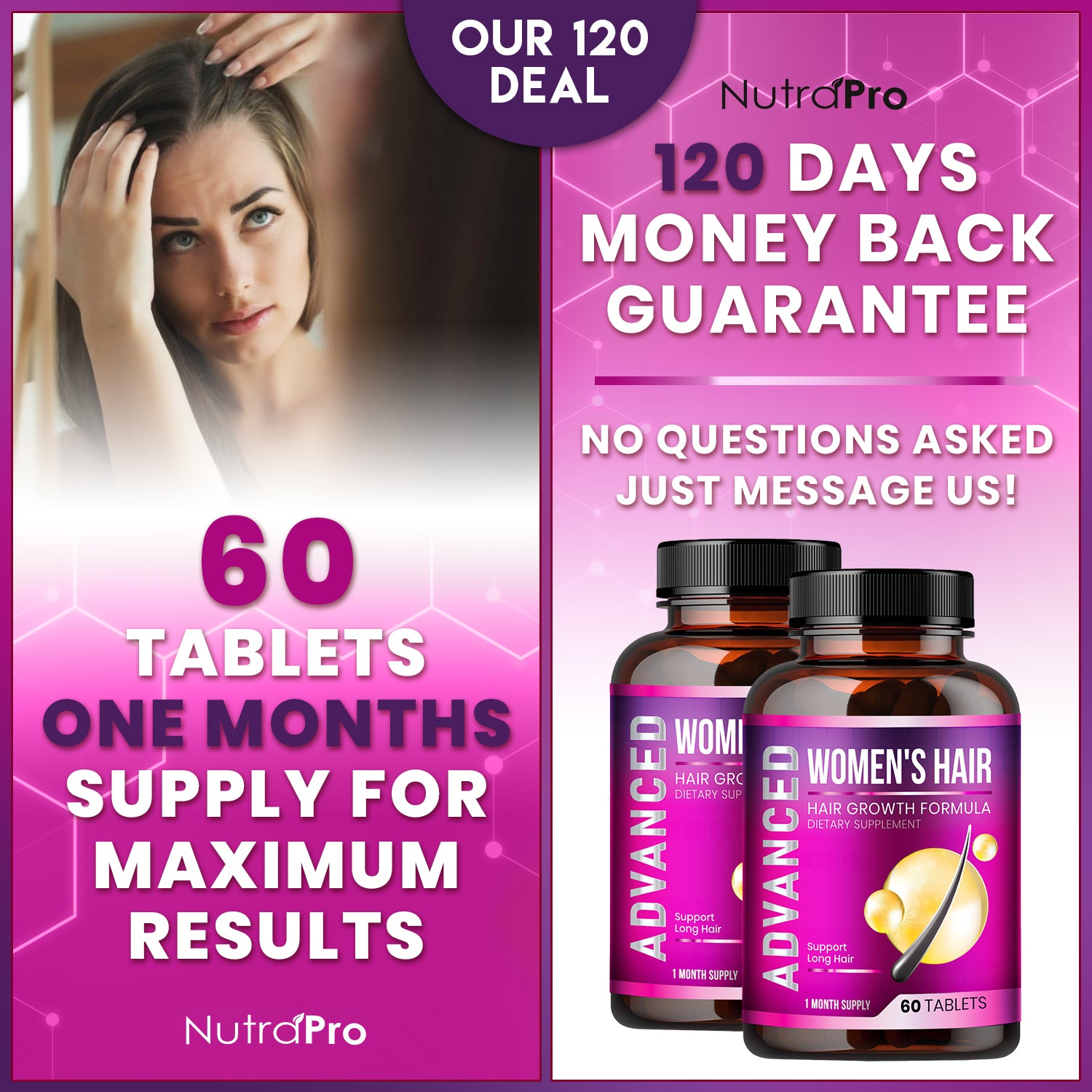 Hair Growth Vitamins For Women Hair Vitamins For Hair Women Nutrapro